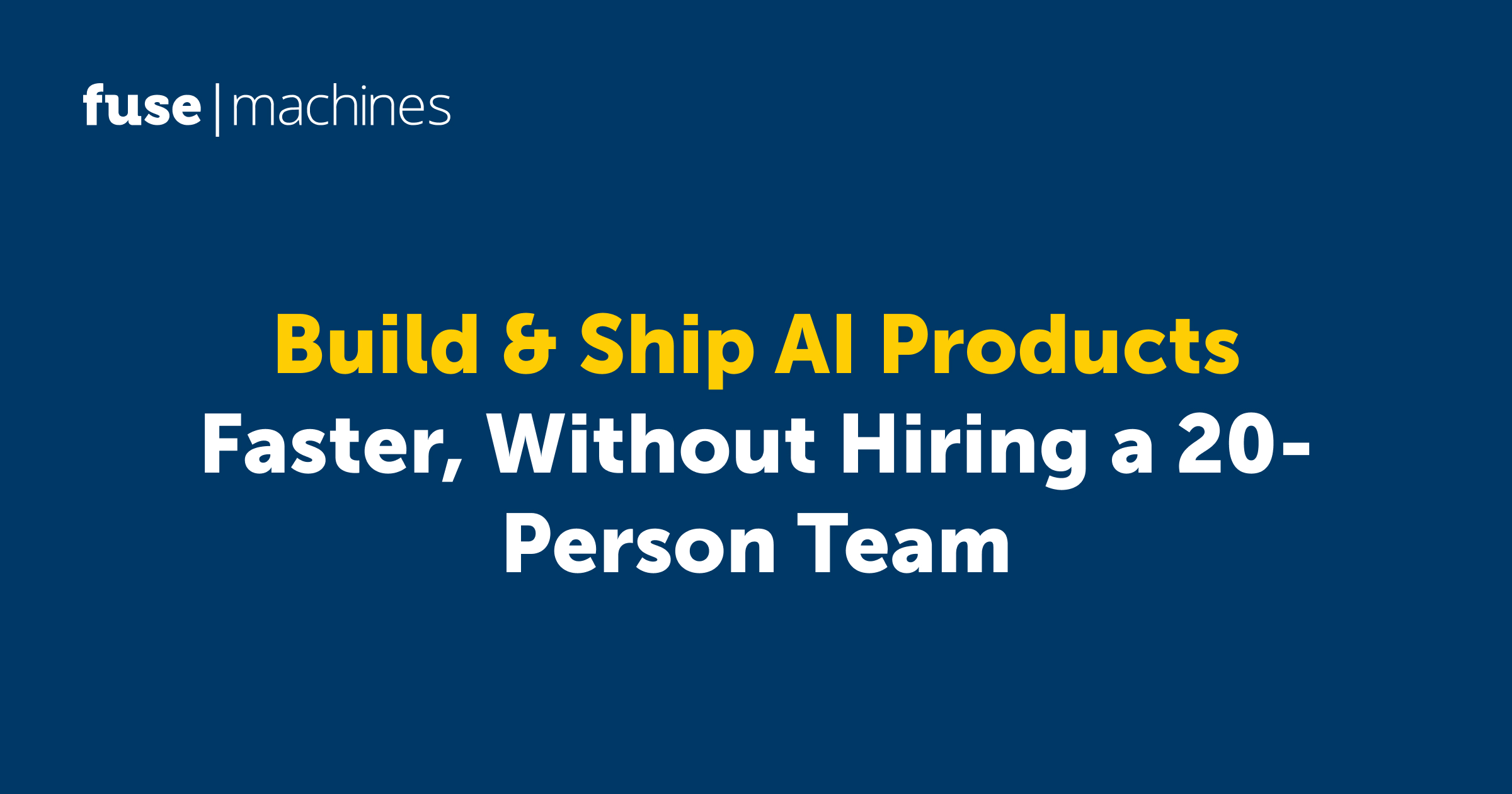 Elastic Squad by Fusemachines | Build & Ship AI Faster Without Hiring